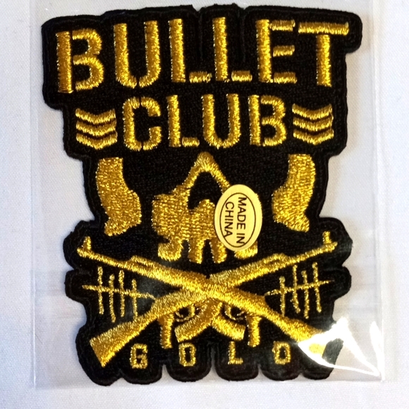 Pro Wrestling Tees | Other | Bullet Club Gold Metallic Patch Pro ...